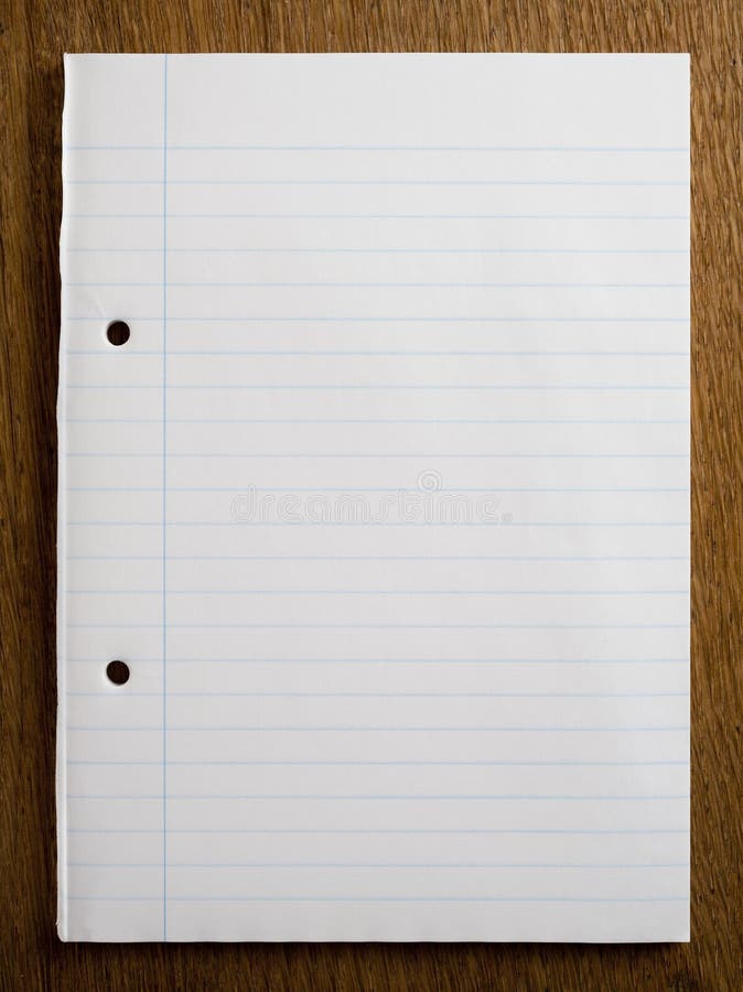 Empty Lined Paper stock photo. Image of open, drawing - 31575402