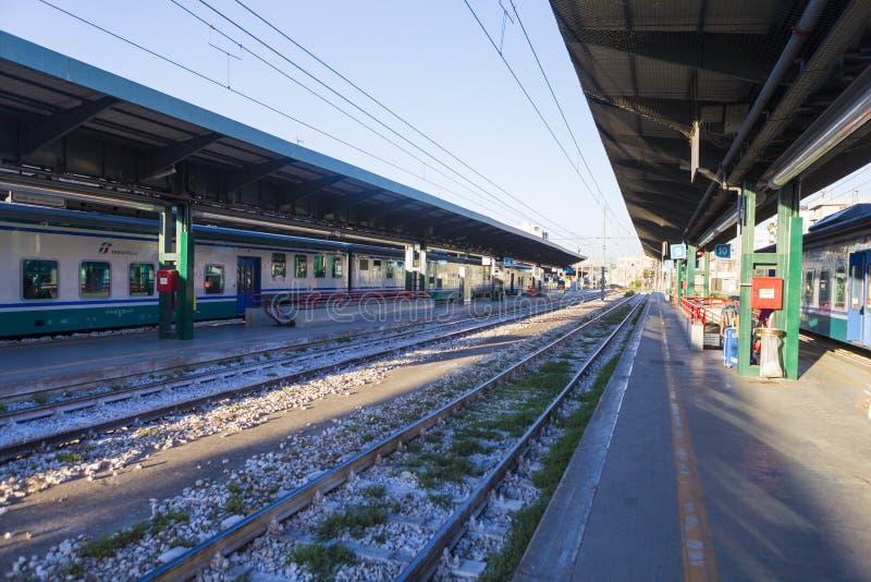 Empty Lines in Bari Main Train Station Stock Image - Image of bari ...