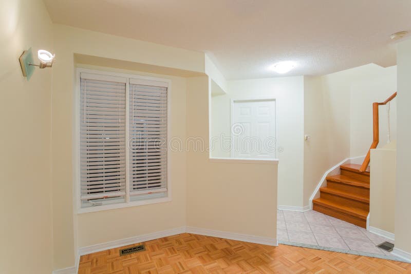 Empty Living Room Interior Design Stock Image - Image of architecture ...