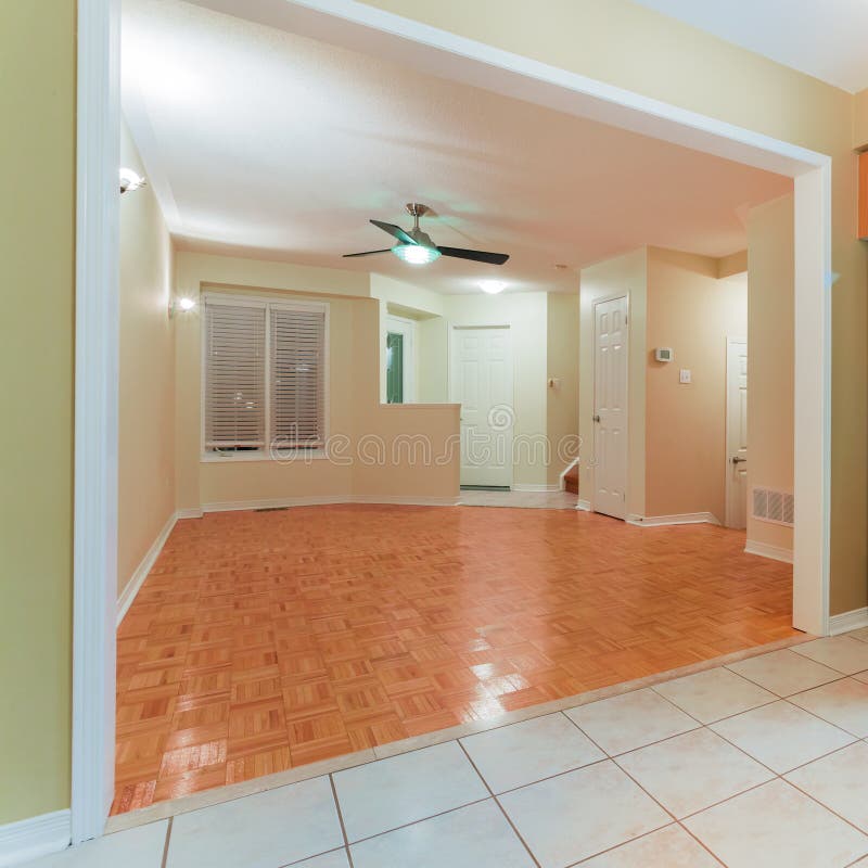 Empty Living Room Interior Design Stock Image - Image of architecture ...