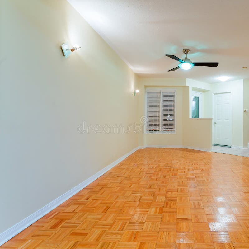 Empty Living Room Interior Design Stock Image - Image of architecture ...