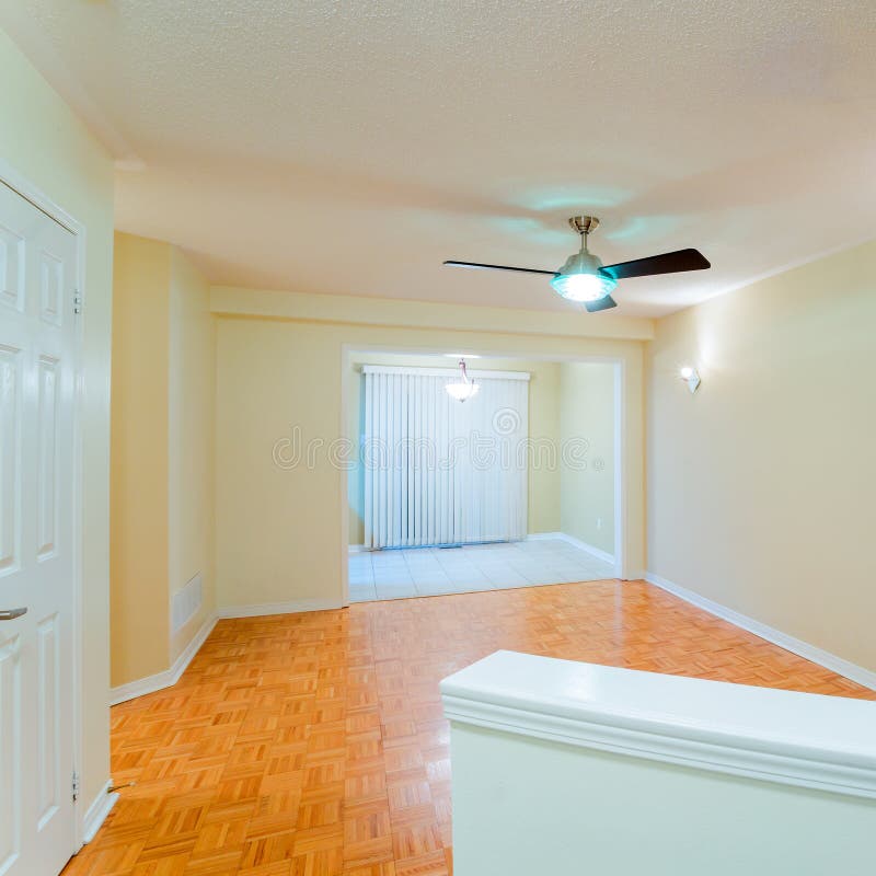 Empty Living Room Interior Design Stock Image - Image of architecture ...