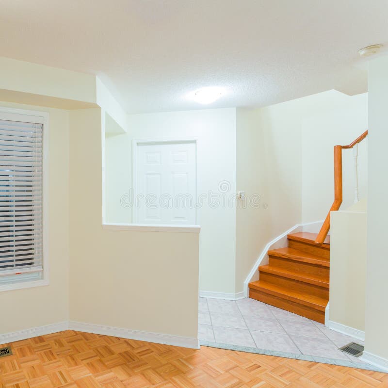 Empty Living Room Interior Design Stock Image - Image of architecture ...