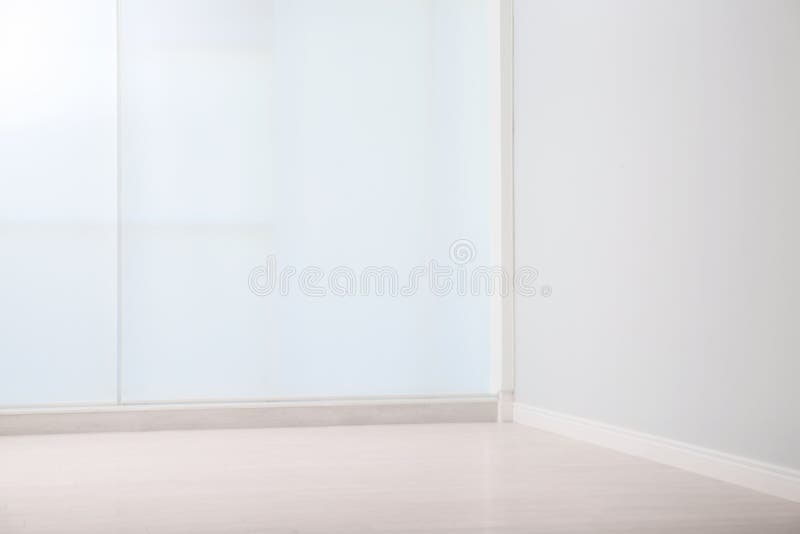 Empty Living Room with Window. Modern Interior Design Stock Photo ...