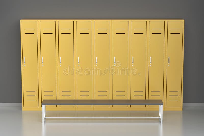 Yellow Metal Lockers Stock Illustrations – 97 Yellow Metal Lockers ...