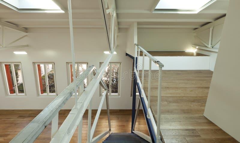 Empty loft stock image. Image of interior, flat, home - 22128825