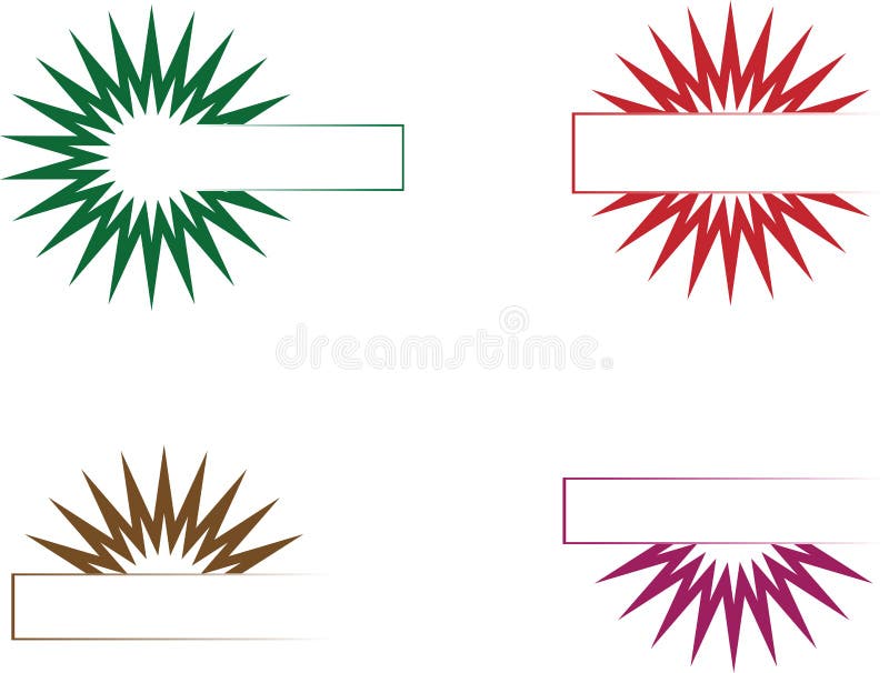 Empty logo stock vector. Illustration of shape, isolated - 8605367