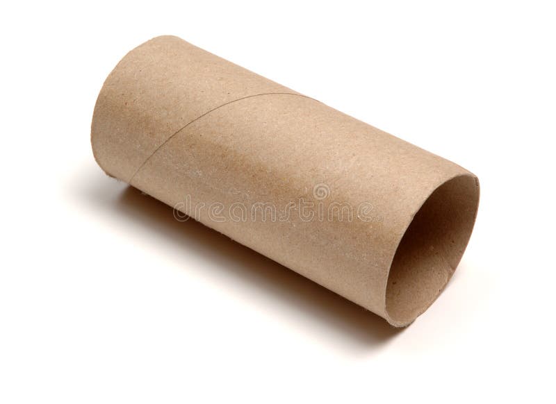 Empty loo roll stock image. Image of hygiene, wipe, toiletpaper - 710819