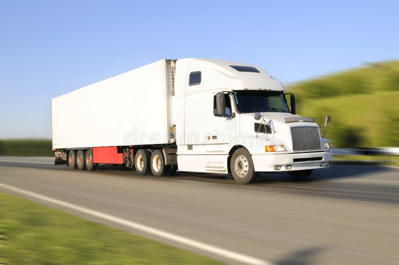 Empty lorry stock image. Image of quickly, highway, clouds - 9708051