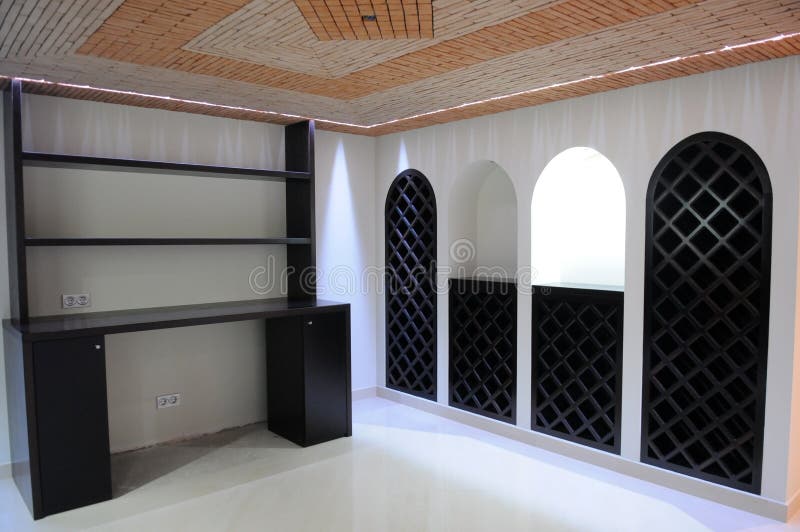 Empty Wine Cellar - Luxury Home - Interior Stock Photo - Image of home ...