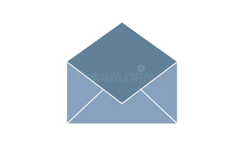Email, Empty, Mail Icon Vector Illustration. Stock Illustration ...
