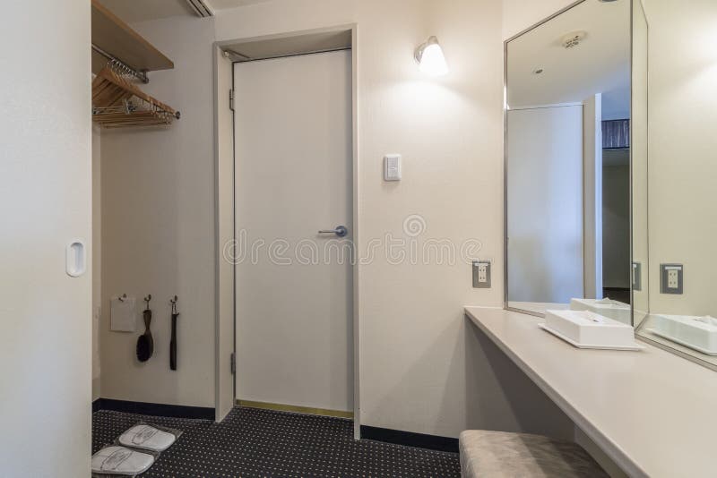 Empty makeup table stock photo. Image of beauty, background - 142477342