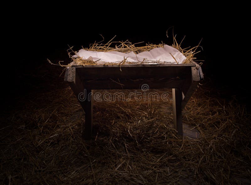 Empty Manger Background