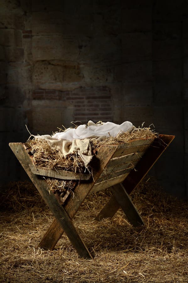Empty Manger in Stable stock image. Image of stable, christ - 61401663