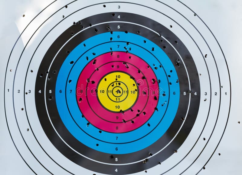 Empty many hits stock image. Image of aiming, accurate - 73909609
