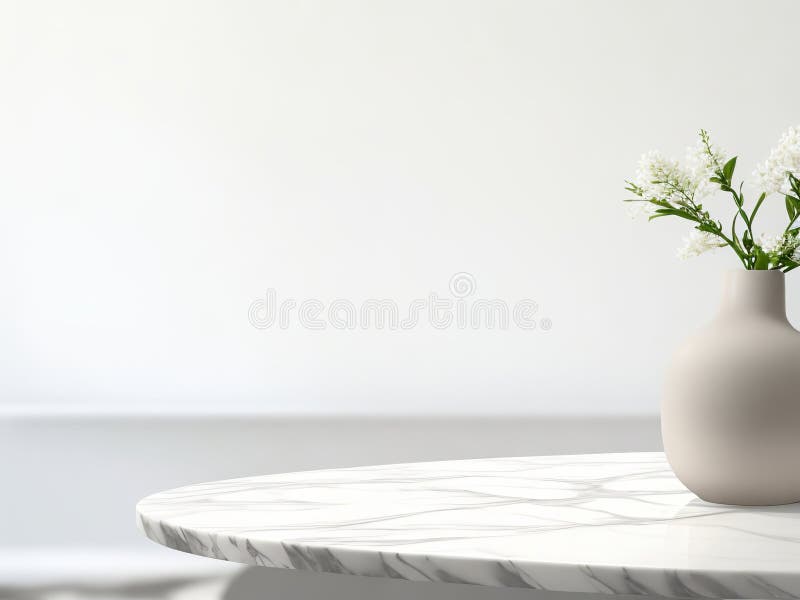 Empty Marble Stone Table Mockup for Product Displays and Design Layouts ...