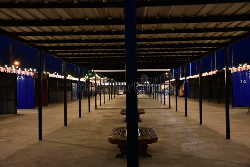 Empty Market Place In Yaiza, Stock Image - Image of sunny, summer: 36003155