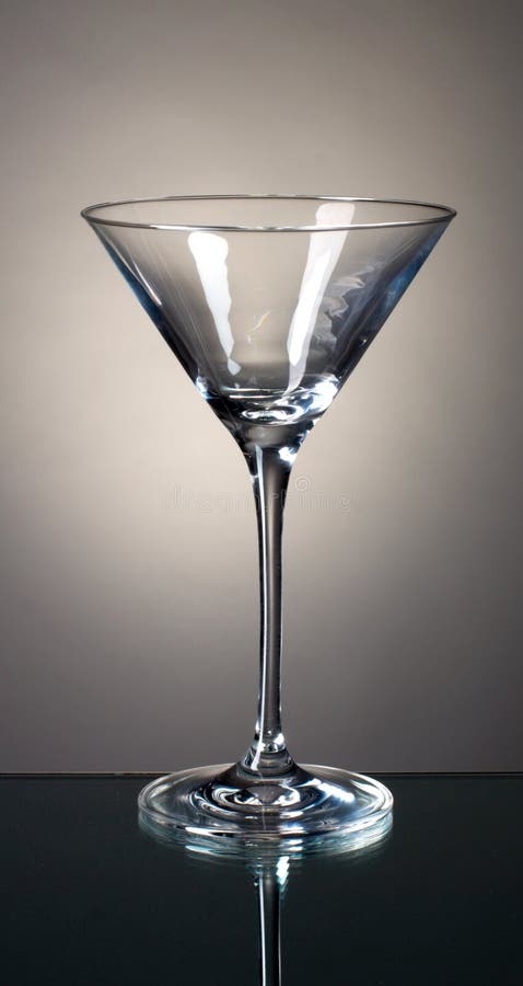 Empty martini glass stock photo. Image of single, glass - 19451402