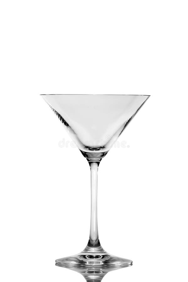 Empty Martini glass stock photo. Image of empty, drink - 47618894