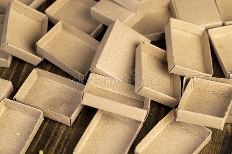 Empty Matchboxes Scattered in a Pile , Several Matchboxes Made of Paper ...