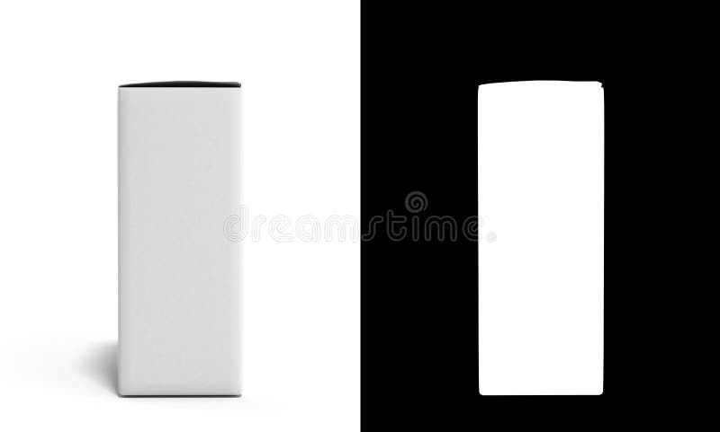 Empty Medical Box with an Alpha Channel 3d Illustration Isolate Stock ...