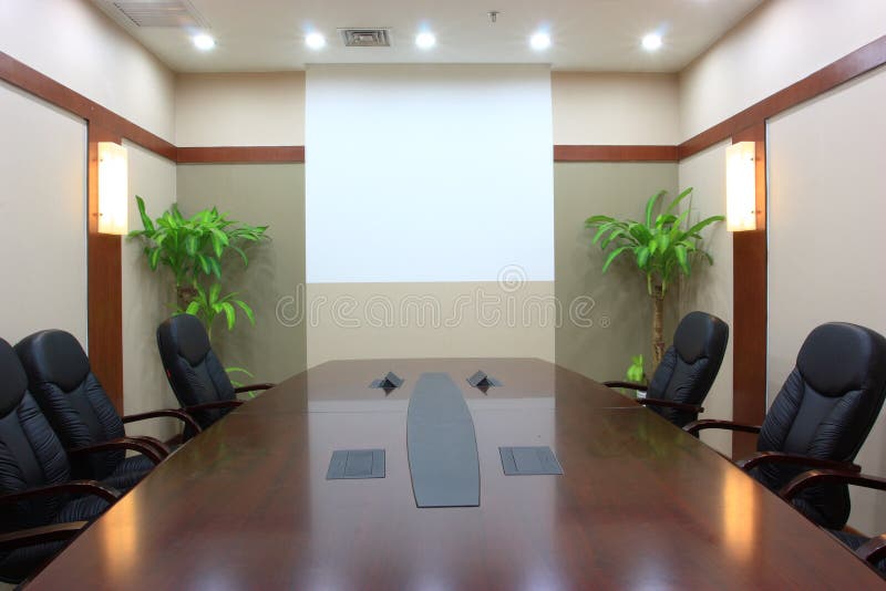 Empty Meeting Room stock image. Image of indoor, hall, group - 682939