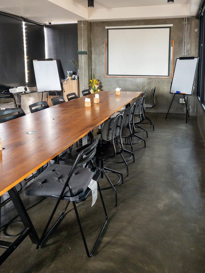 The Empty Meeting Room for Co-working Space Stock Photo - Image of ...