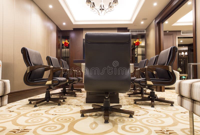 Empty meeting room stock photo. Image of indoor, decorate - 88760932