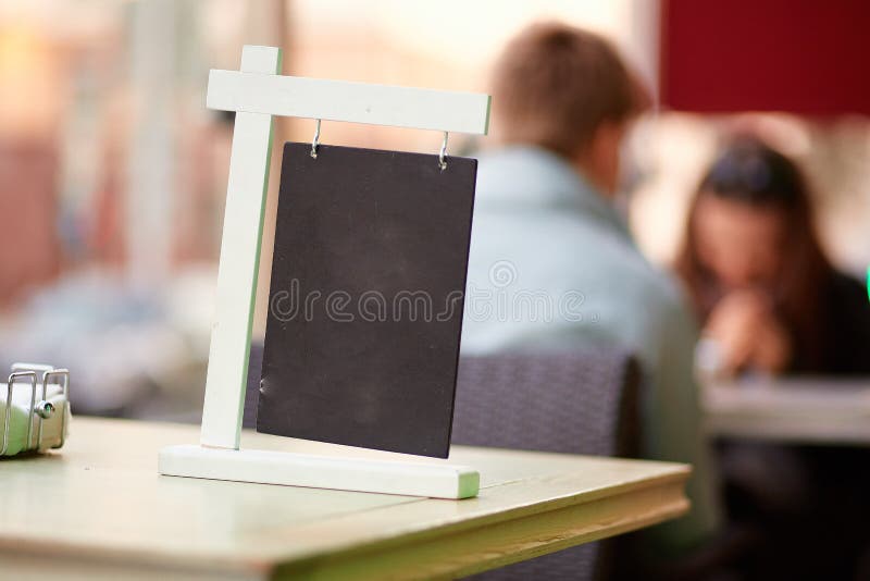 Empty menu on the table stock image. Image of modern - 86062135