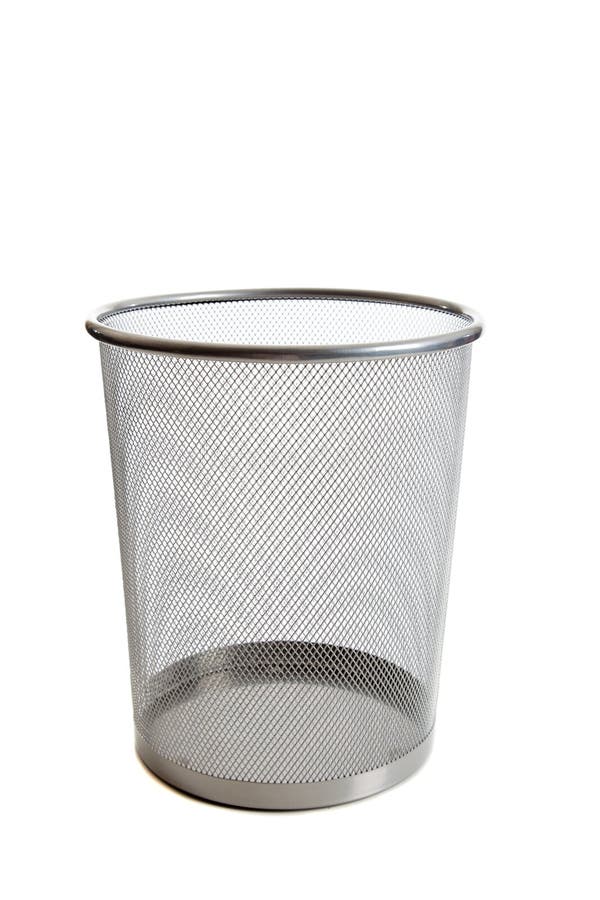 Empty mesh wastebasket stock image. Image of equipment - 10779519