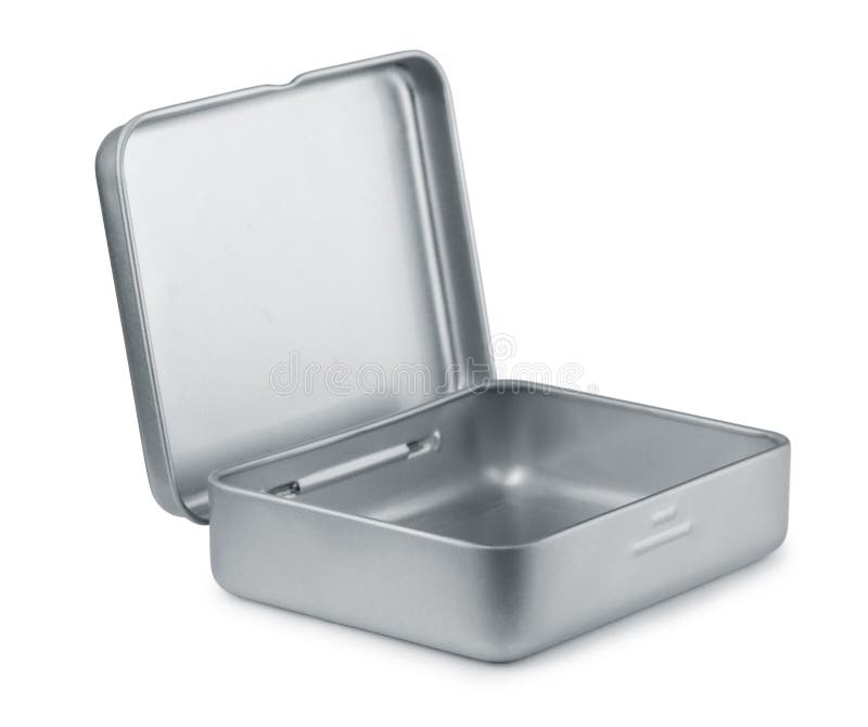 Empty metal box stock photo. Image of clean, single, gift - 38694580