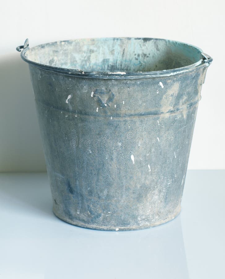 Empty Metal Bucket stock photo. Image of inventory, gardening - 150888738