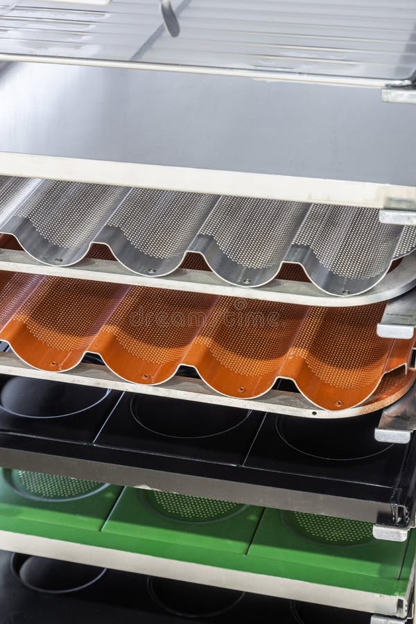 Empty Metal Molds, Trays and Racks for Baking Bread and Bakery Products ...