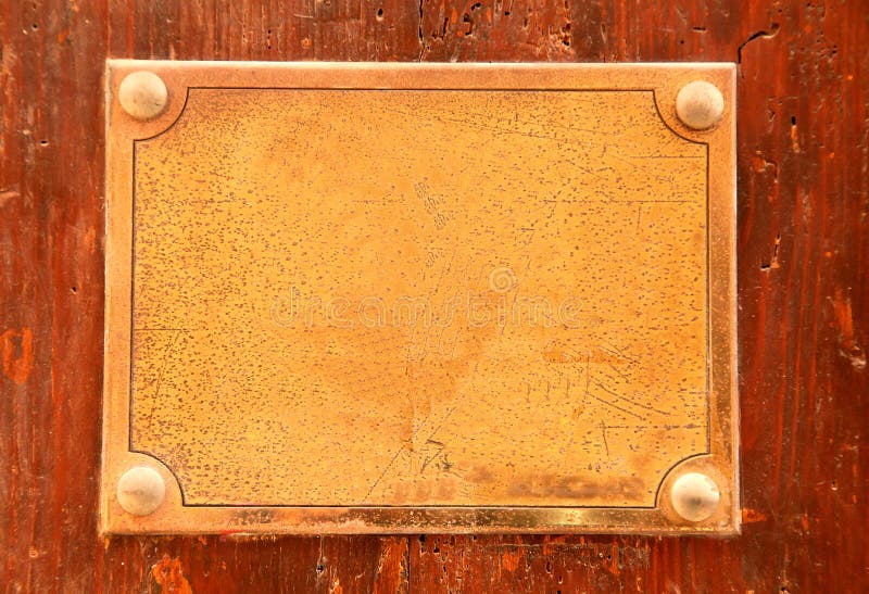 Empty metal plate stock image. Image of rivet, retro - 29032107