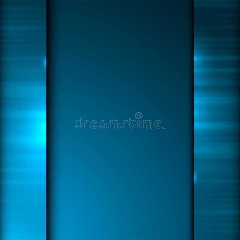 Empty Metal Textured Place for Text. Vector Illustration. Stock ...