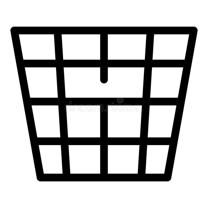 Empty Metal Wire Basket with Handle for Storage or Shopping Stock ...