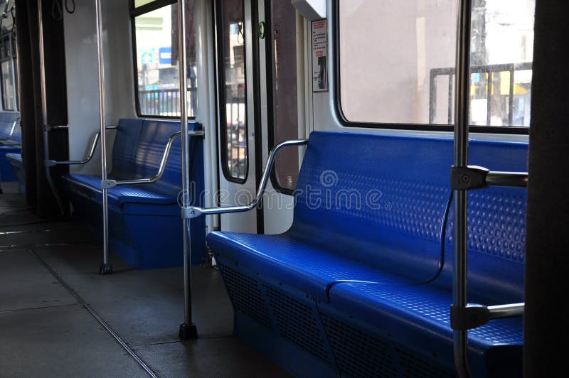 Empty Metro Train stock photo. Image of traveling, crowded - 8745426
