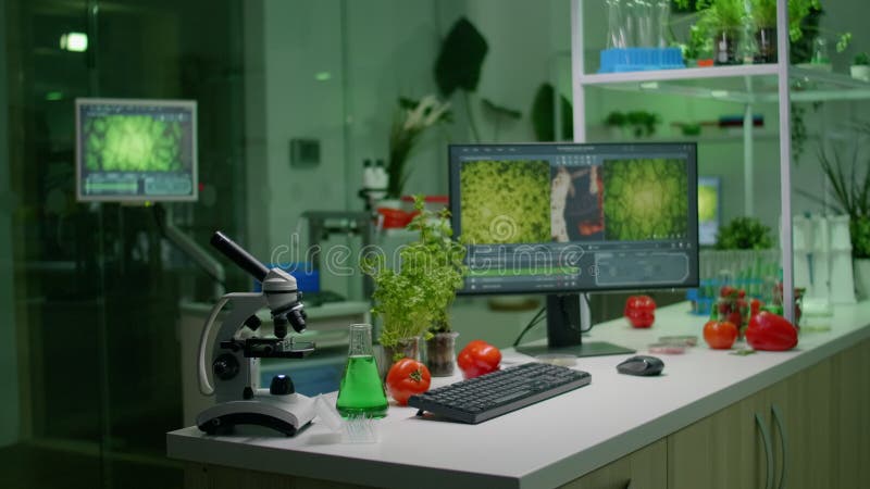 Interior of Science Laboratory with No People in it Stock Video - Video ...