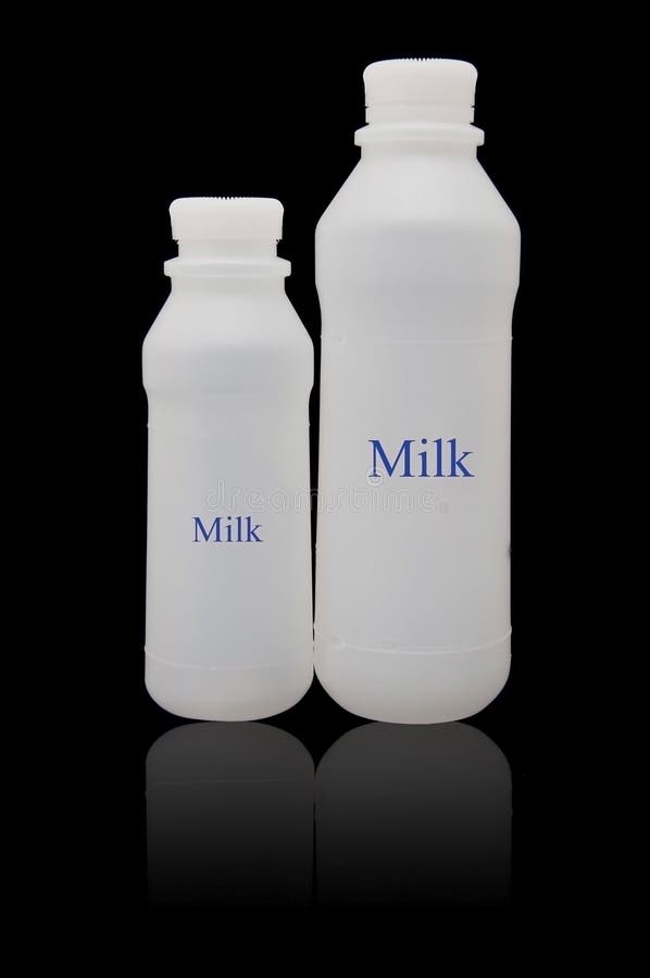 Empty milk bottle stock photo. Image of freshness, milk - 15792514