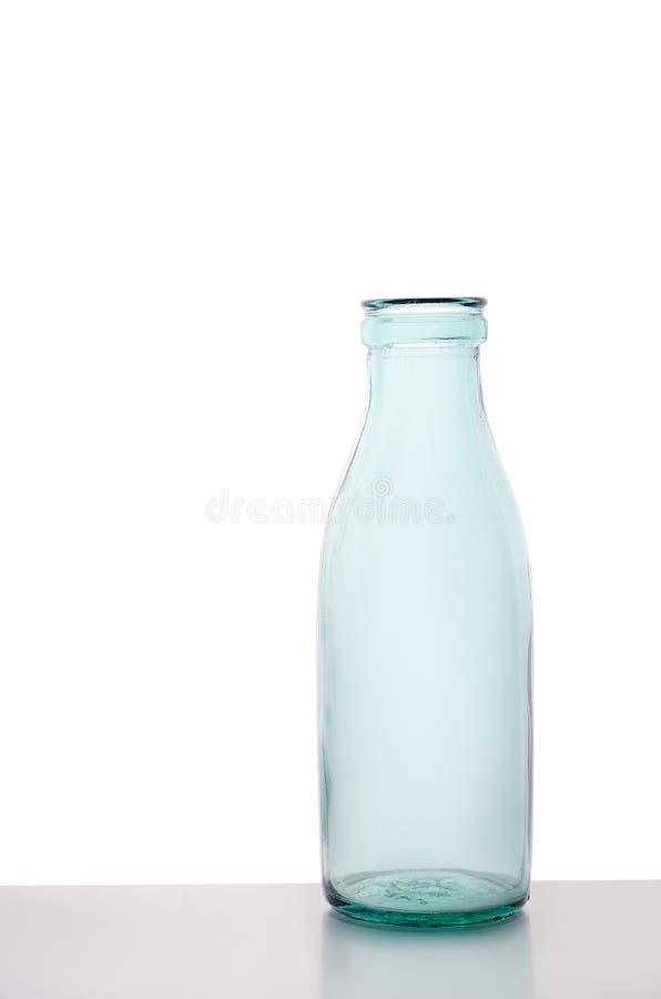 Empty milk bottle isolated stock image. Image of union - 85957739