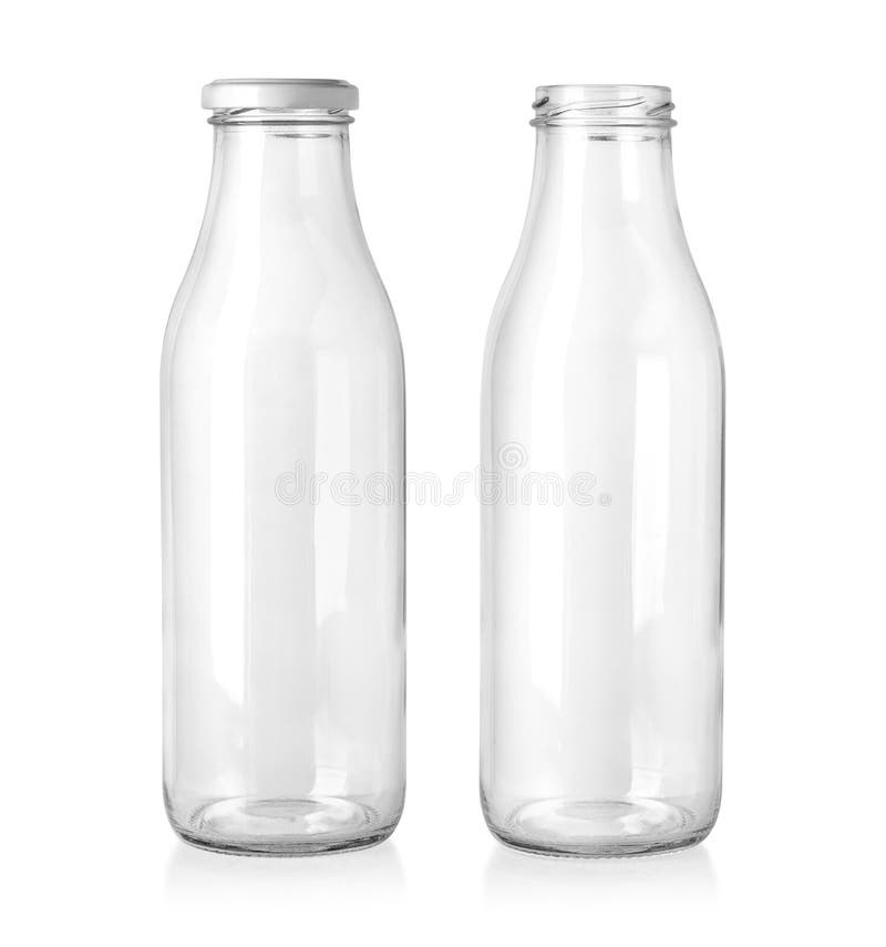 Empty milk bottle stock image. Image of beverage, breakfast - 288327925