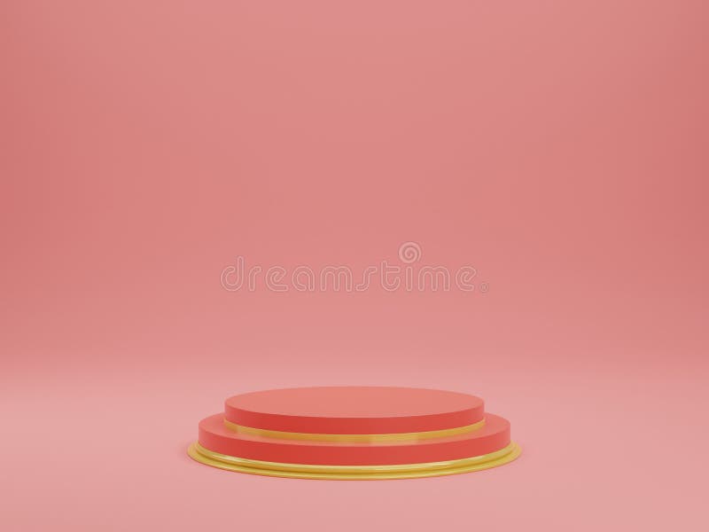 Empty Minimal Podium. Empty Presentation Stock Illustration ...