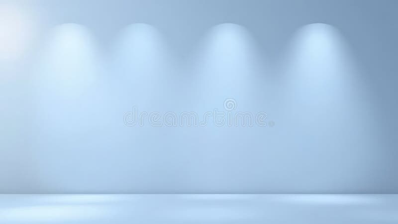 Empty Minimalist Gallery Space with Soft Overhead Lighting, Clean and ...