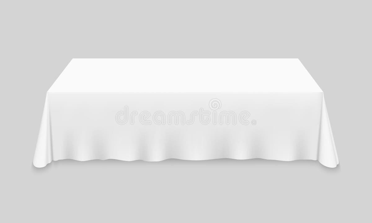 Blank Table White Tablecloth Stock Illustrations – 1,270 Blank Table ...