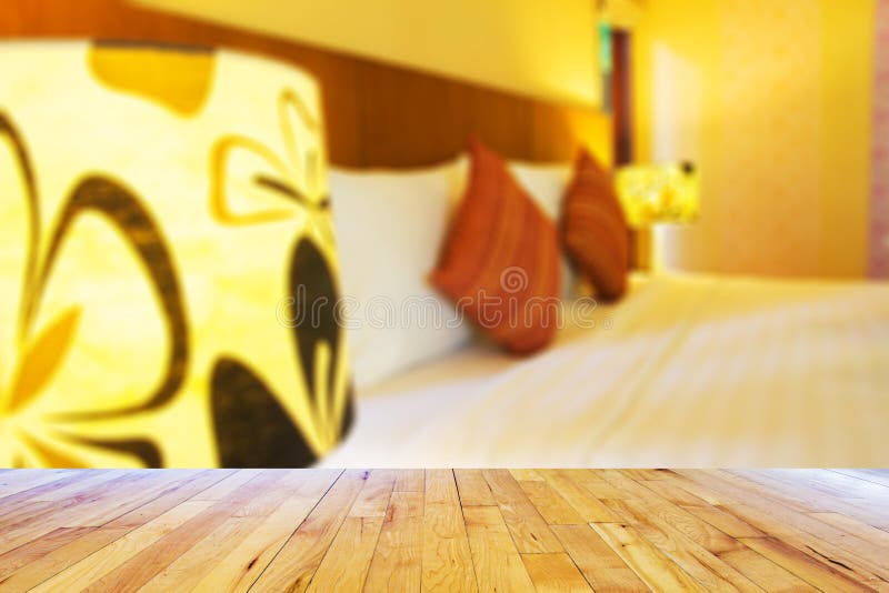 Empty Modern Bed in Bedroom Stock Image - Image of modern, pillow: 79959885