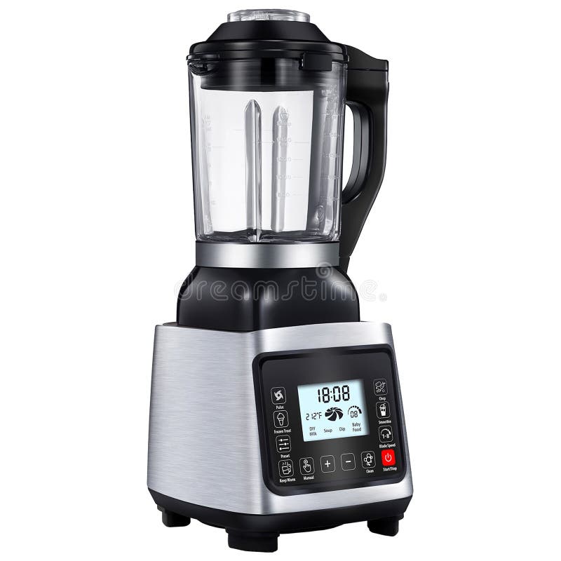 Blender with Touch-screen in the Kitchen. Electric Kitchen and ...