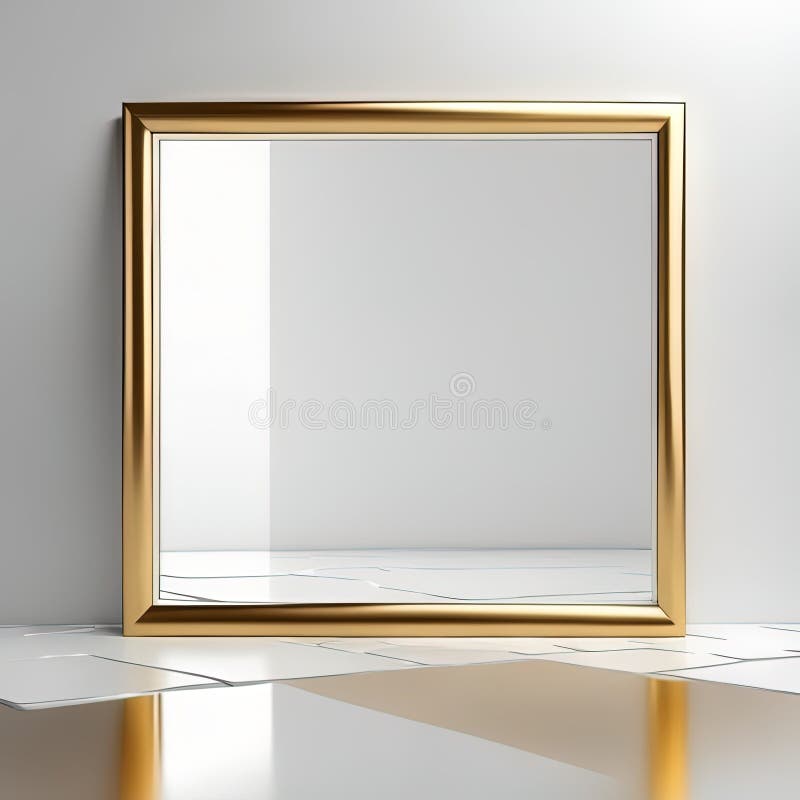 Empty Modern Interior Design with Empty Frames Empty Modern Interior ...