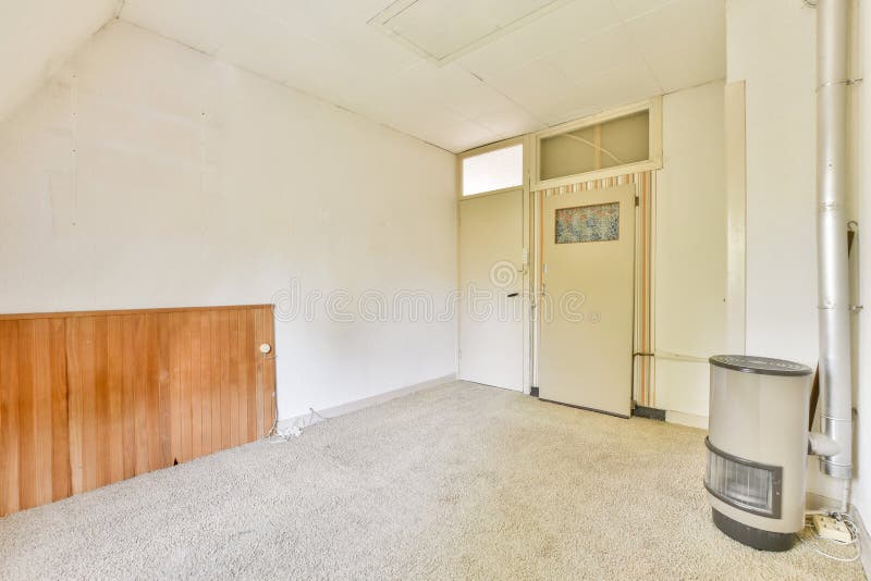 Empty Modern Interior Hallway Stock Image - Image of bright, comfort ...