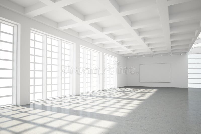 Modern studio loft stock image. Image of indoor, concept - 9821763