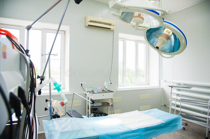 Empty Modern Operating Room Stock Photo - Image of surgical, sterile ...